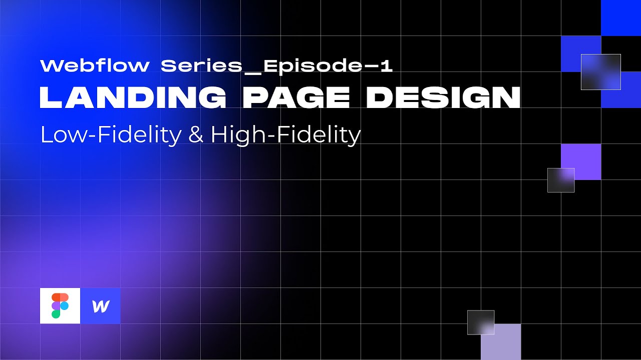 Landing Page Design in Figma | Low-fidelity & High-fidelity | Episode-1 ...