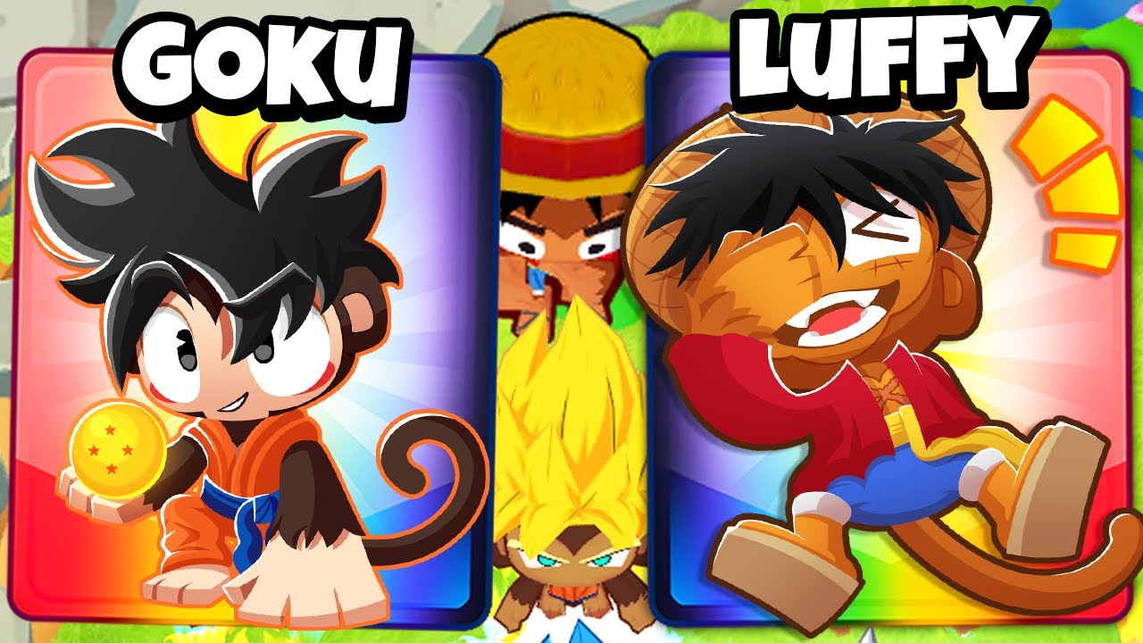 Goku VS Luffy in BTD 6! - YouTube