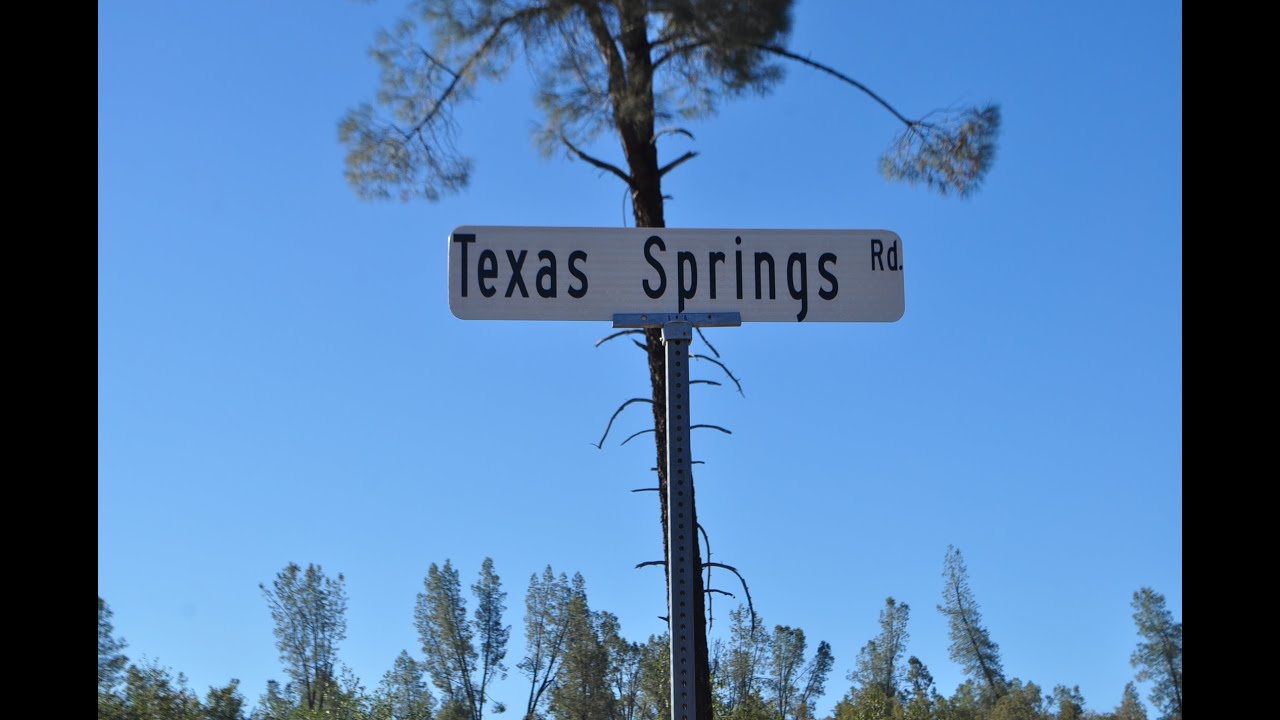 Texas Springs, Shasta County, California -A History- - YouTube
