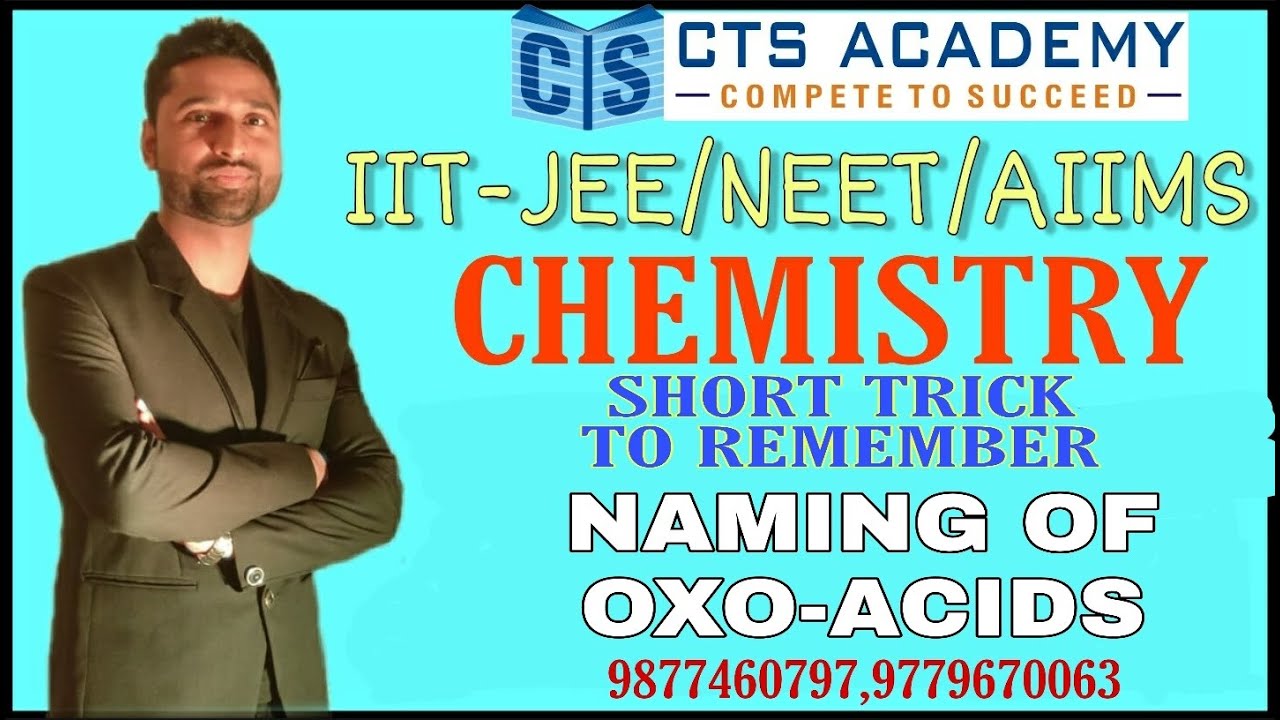 NAMING OF OXO ACIDS || Short trick || IIT-JEE|| NEET ||AIIMS - YouTube