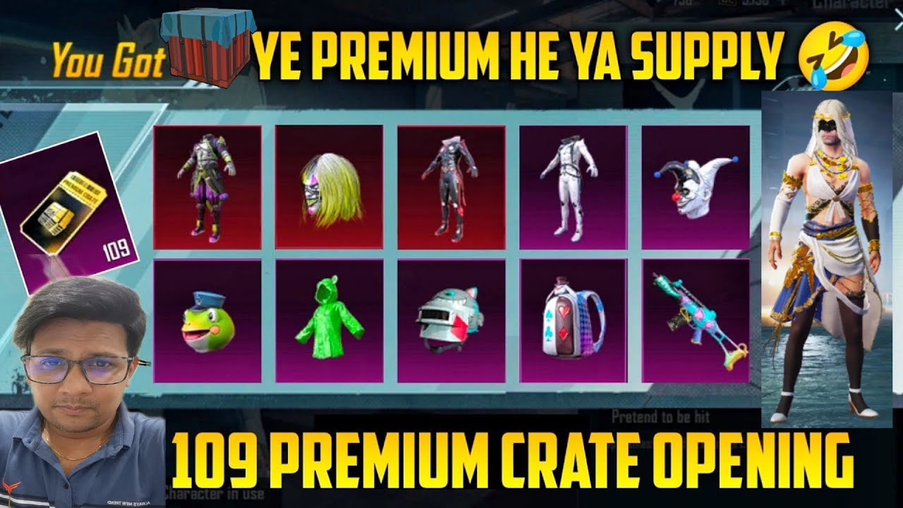 Bgmi New Crate Opening | 2Free Mythic Outfit In Bgmi | Premium Classic ...