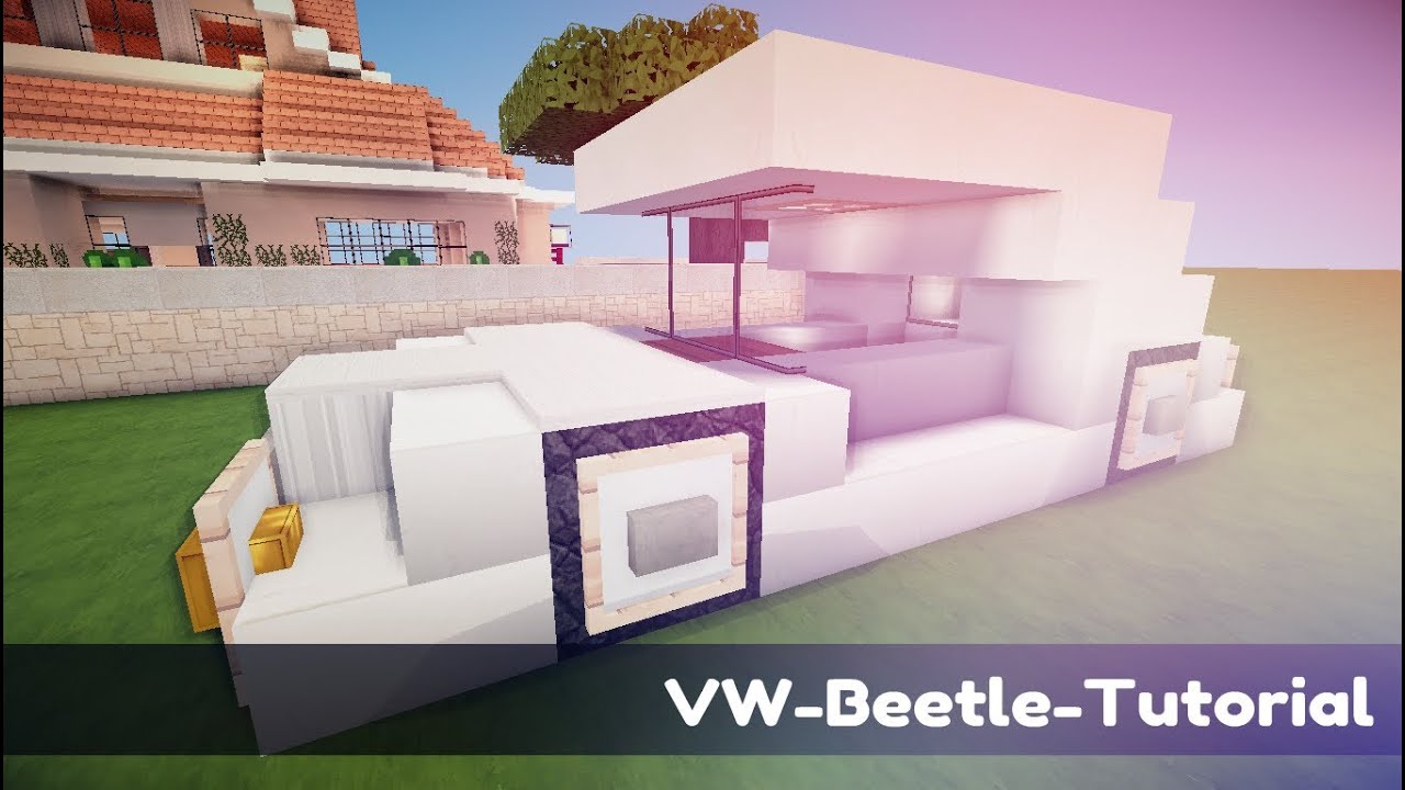 Minecraft: VW Beetle Tutorial - YouTube