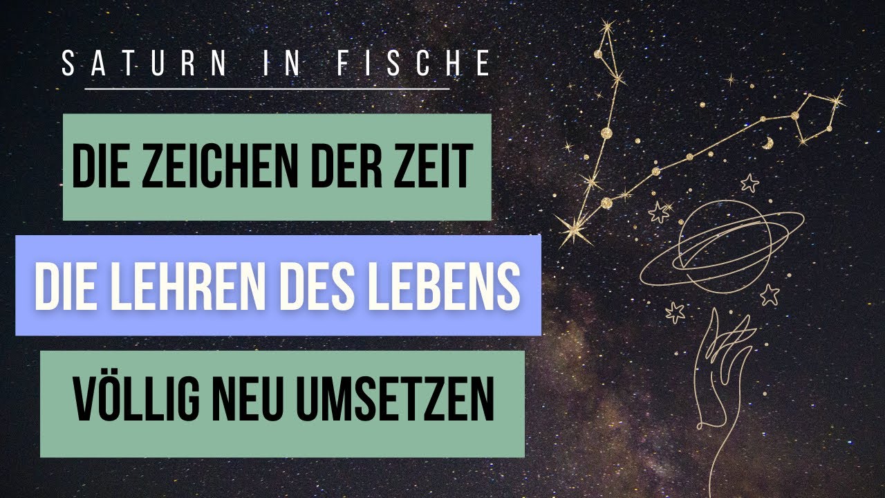 Die Ängste der Vergangenheit loslassen im Hier und JETZT • Saturn in ...