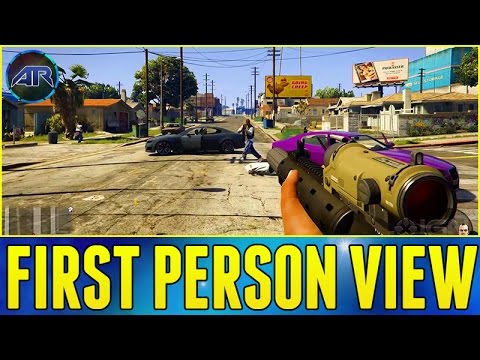 GTA 5 : FIRST PERSON CAMERA!!! (GTA First Person Trailer Discussion ...
