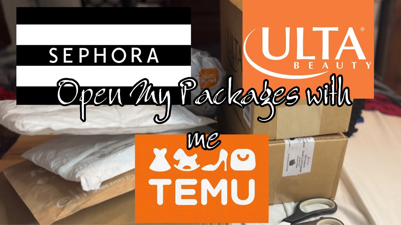 Open my packages with me - YouTube