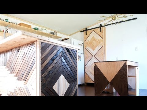 Sliding barn door in a mobile home | Build - YouTube