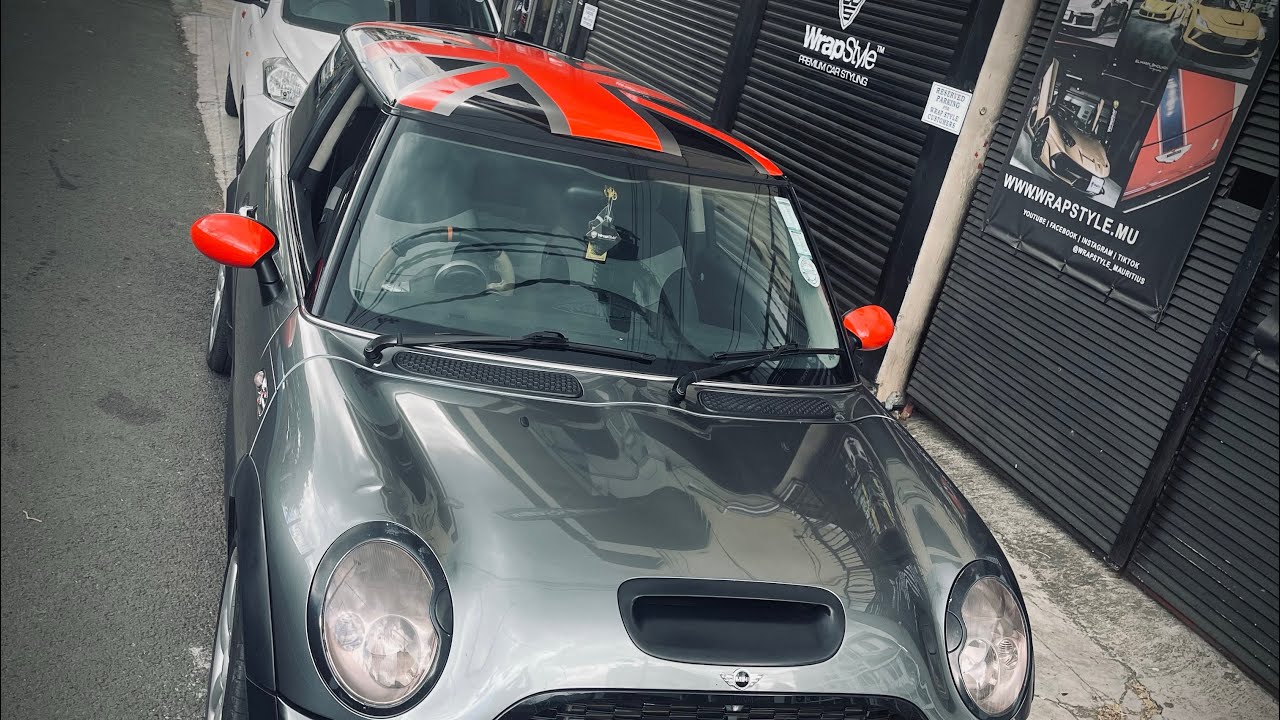 Mini Cooper S Great Britain Flag With Customization Partial Wrapped 🇬🇧 ...