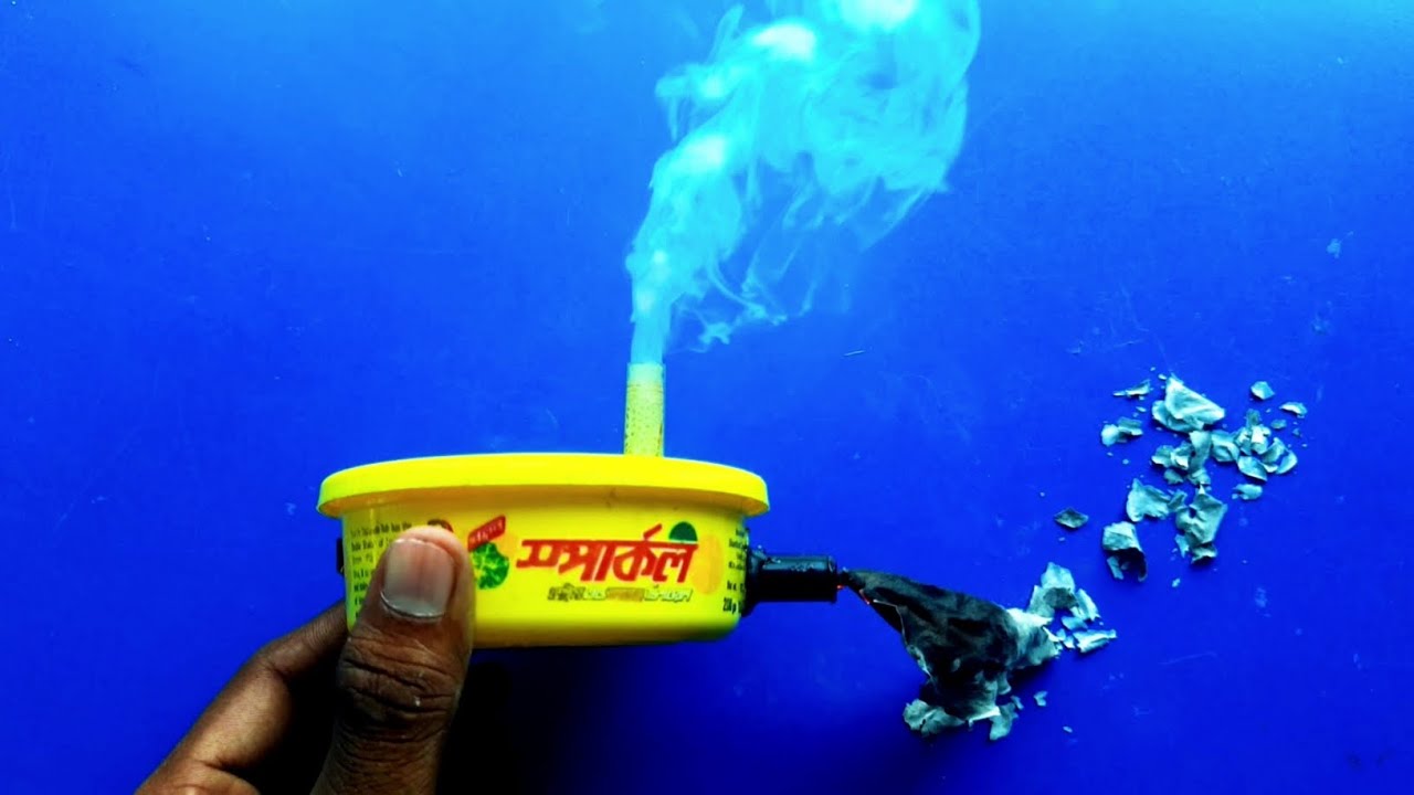 DIY Mini Smoke Machine from shop Bottles - YouTube