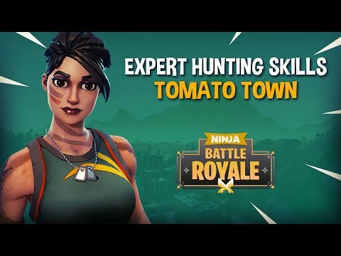 Expert Hunting Skills Tomato Town!! - Fortnite Battle Royale Gameplay - Ninja