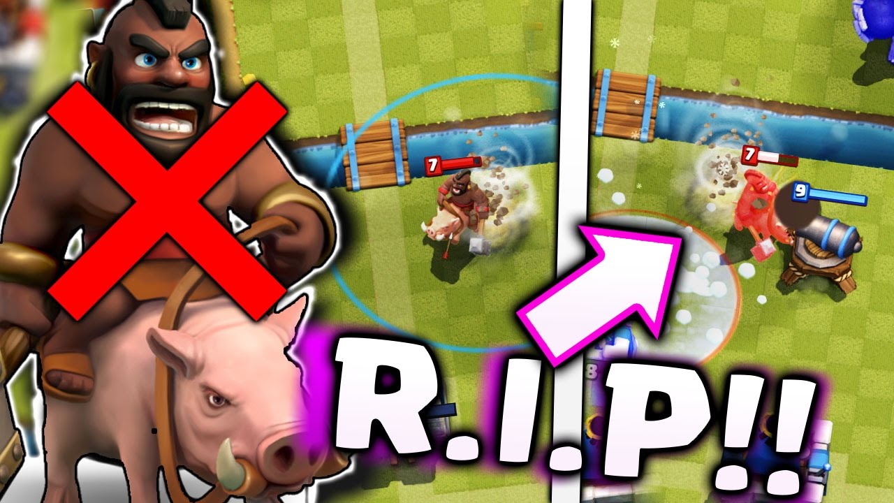 R.I.P HOG RIDER!! THE MOST CANCER DECK in Clash Royale!! - YouTube