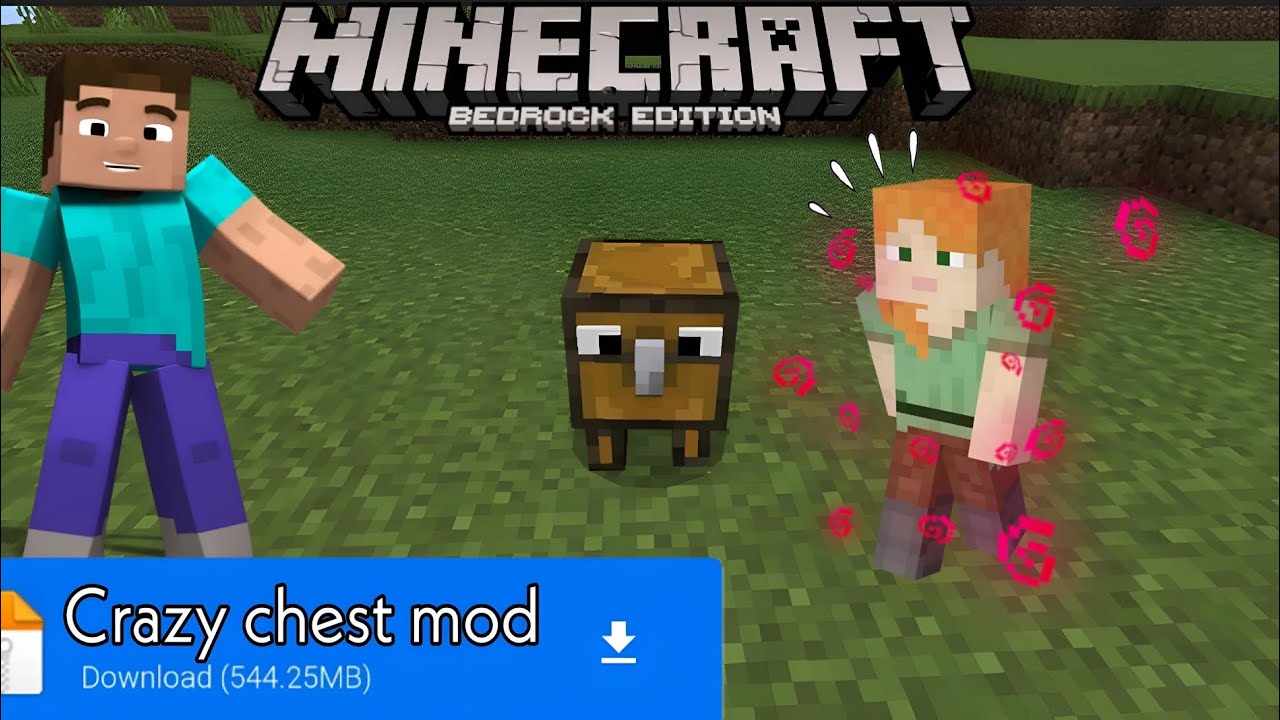 ||Crazy chest mod for minecraft pocket edition|| download 1.20+ - YouTube