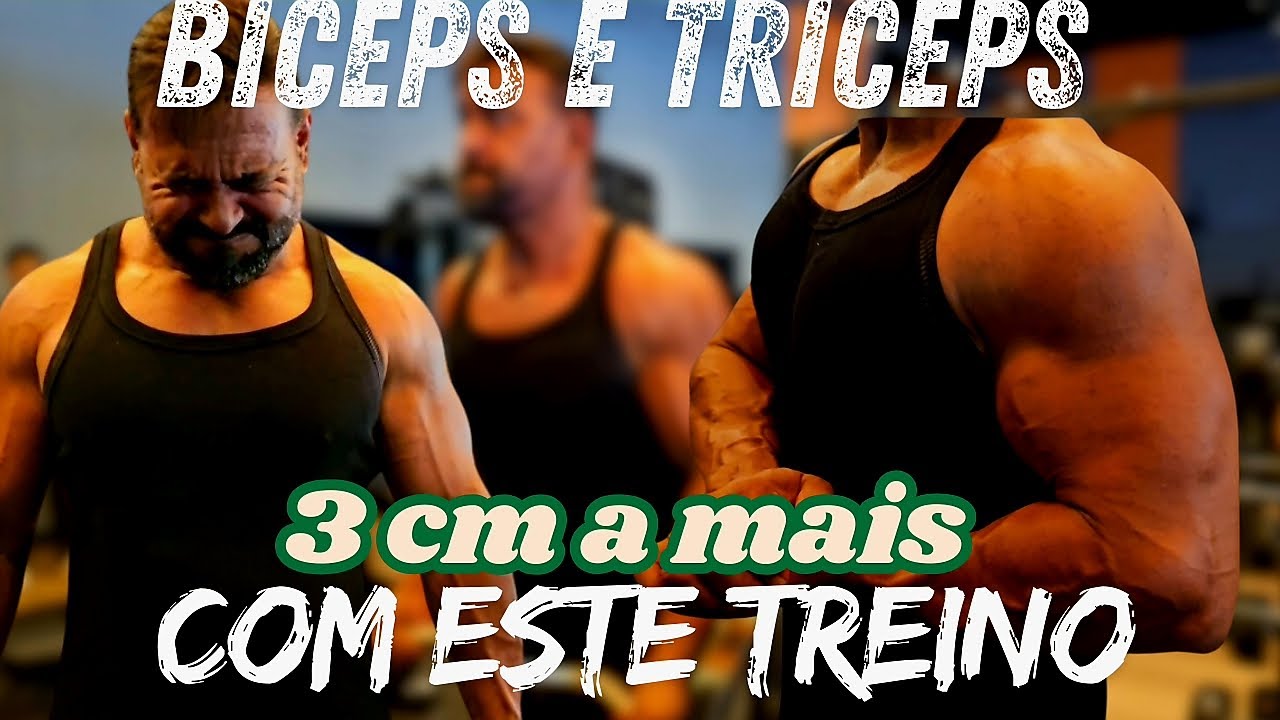 3 cm a mais de braço com este treino /BÍCEPS /TRICEPS /BRAÇARIA - YouTube