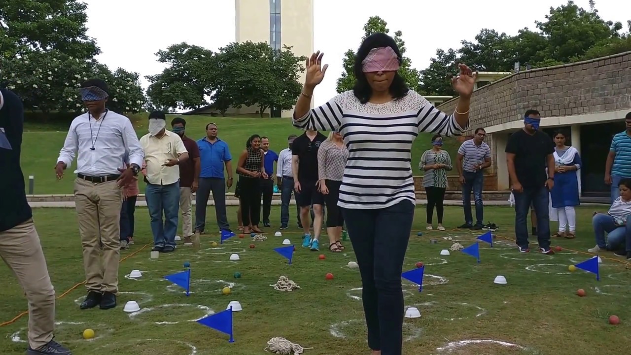 Crossing the Forest - Team Building Game - YouTube