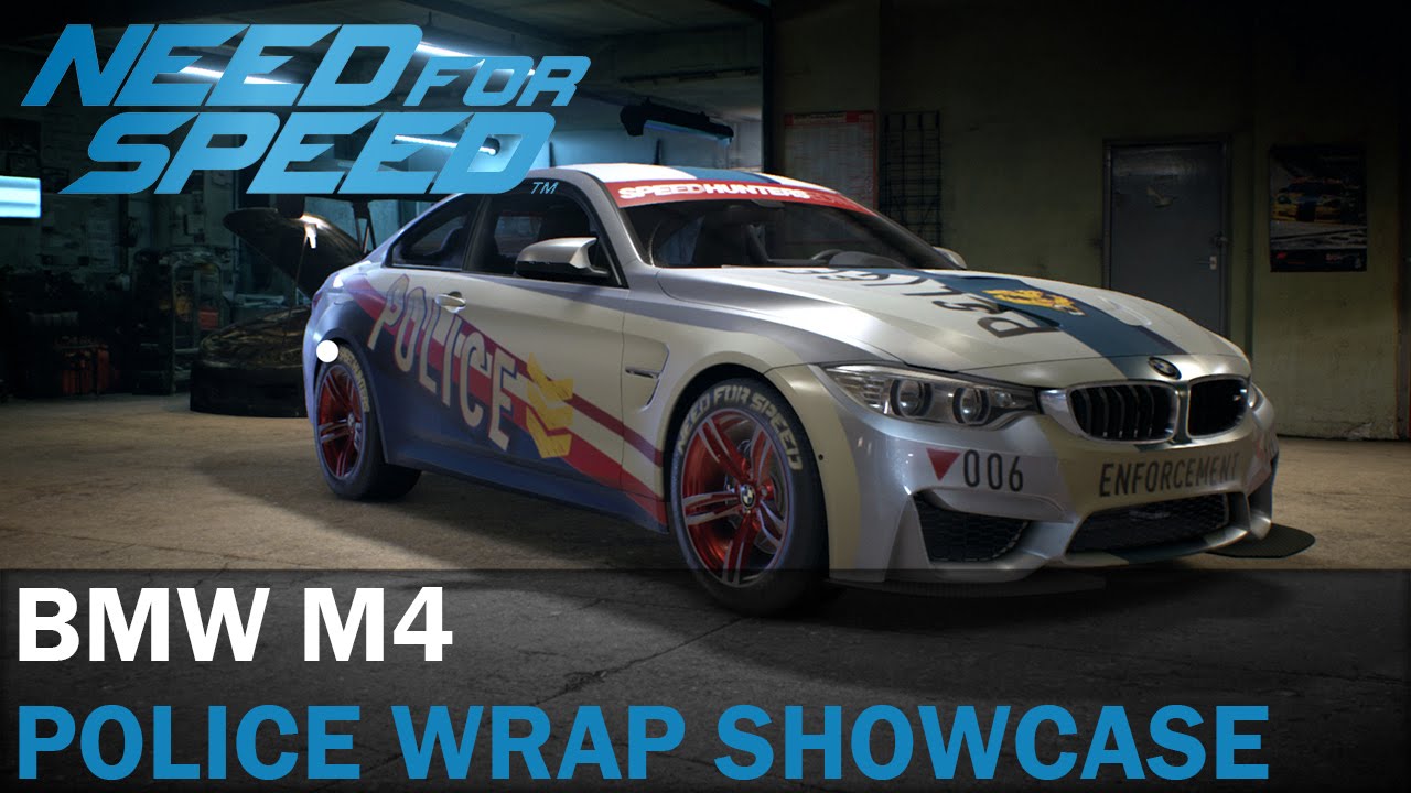 Need For Speed 2015 PC BMW M4 Police Wrap Showcase FHD - YouTube
