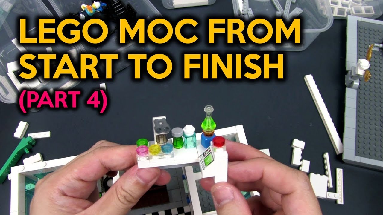 Building the Interior 2nd Floor of a LEGO Medical Centre - YouTube