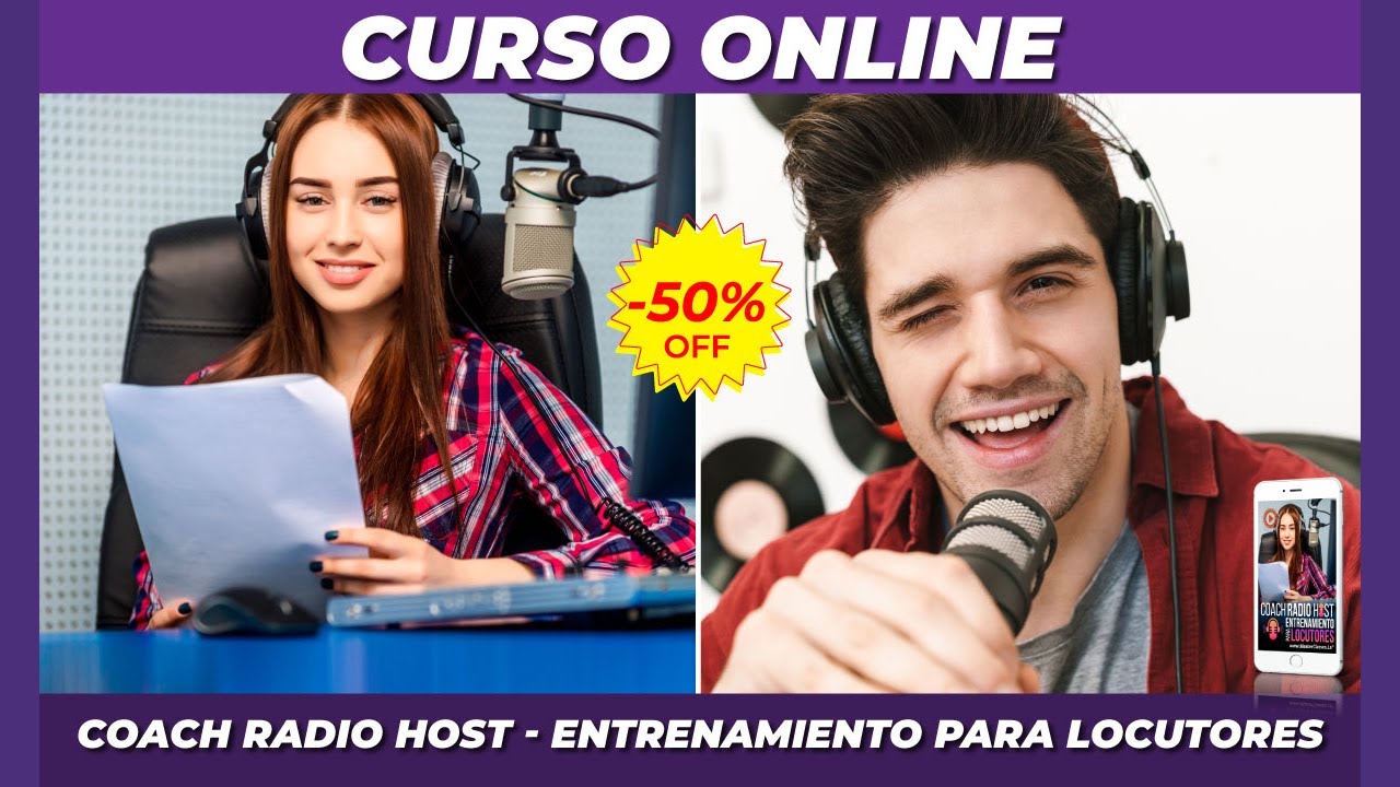 Coach Radio Host Entrenamiento para Locutores🎙- Curso Coach Radio Host ...