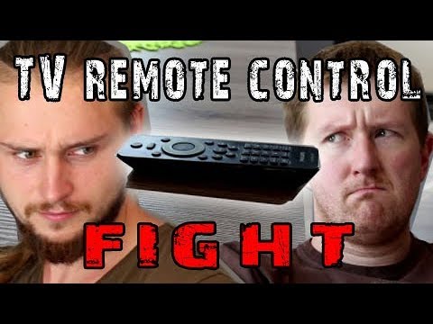 TV remote control FIGHT - YouTube