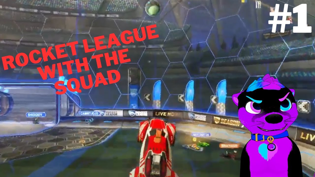 Rocket league with the squad - YouTube