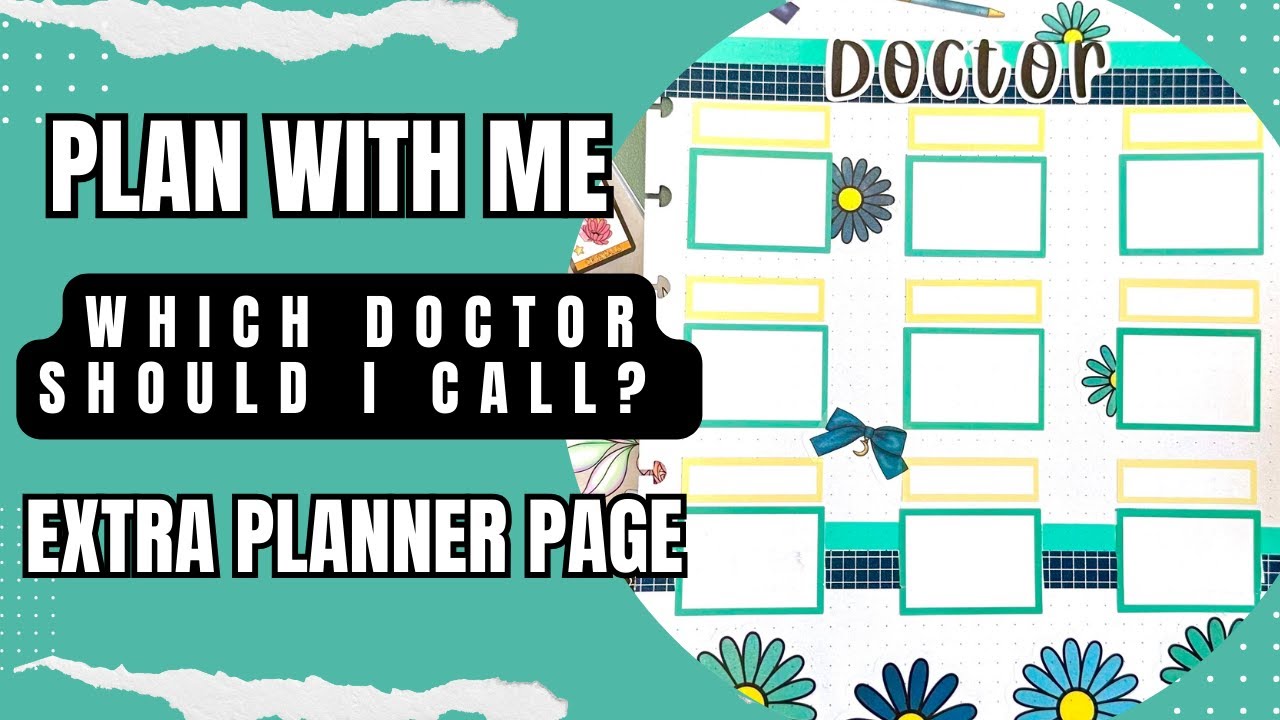 Extra Planner Pages [What was that Doctor's name again?!?!?!] - YouTube