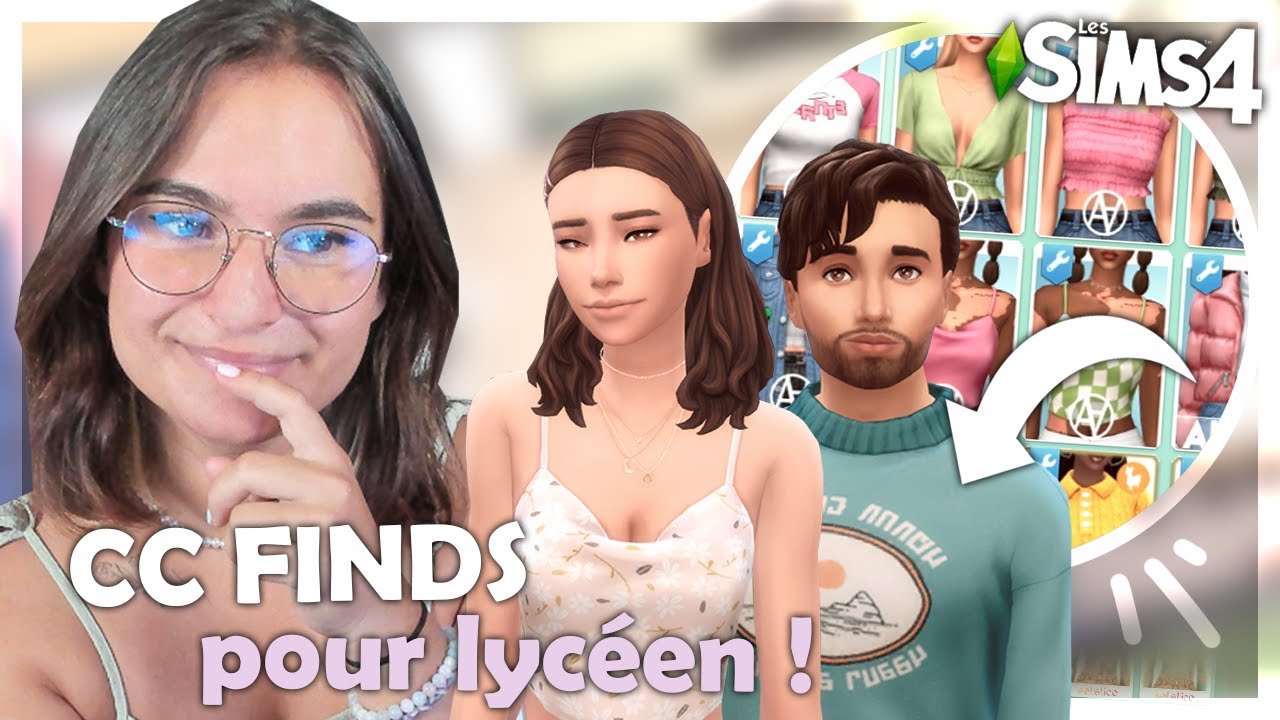 CC FINDS pour lycéen | +100 cc list - Sims 4 ☽ - YouTube
