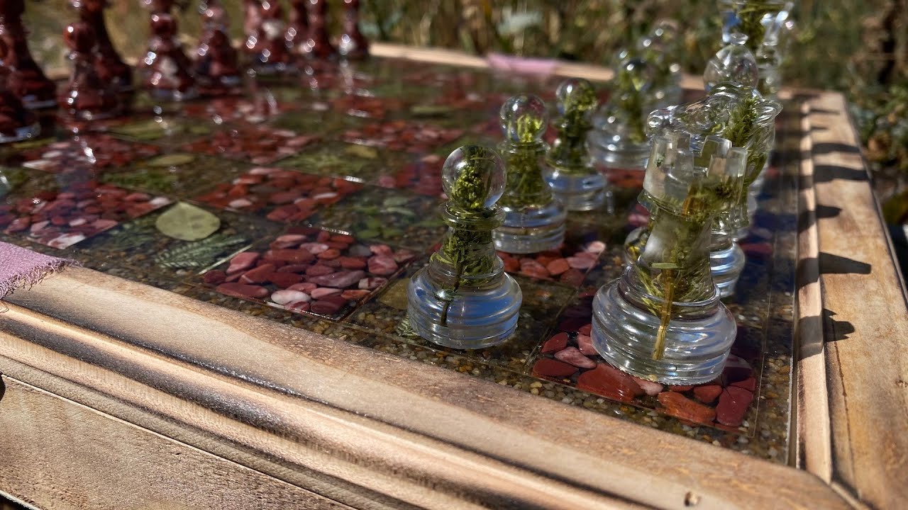 Nature Chess Set Creation - YouTube