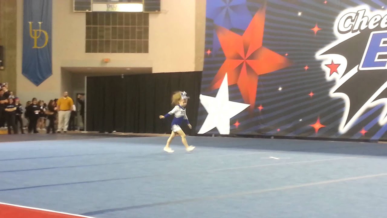Cheer competition Tiny Individual - YouTube