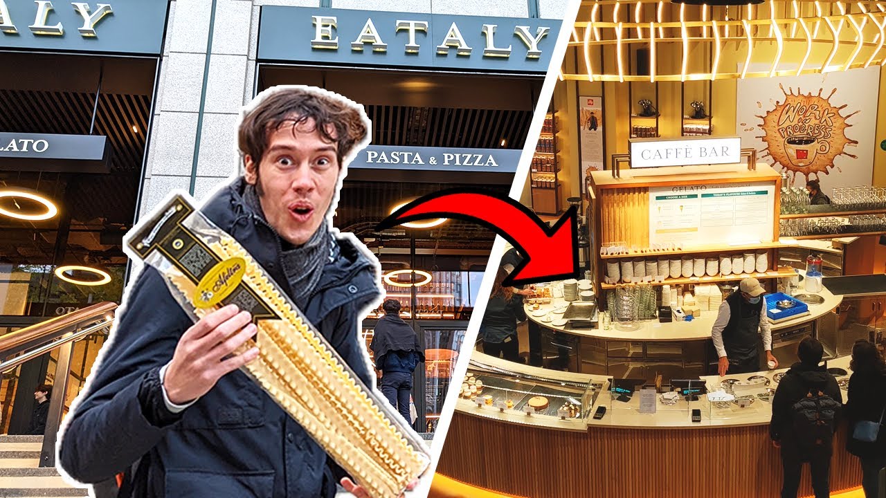 Inside London's BIGGEST Italian Food Hall: Eataly - YouTube