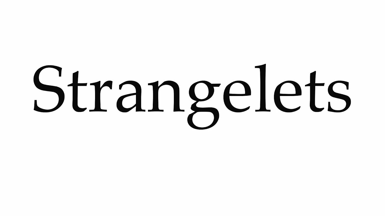 How to Pronounce Strangelets - YouTube