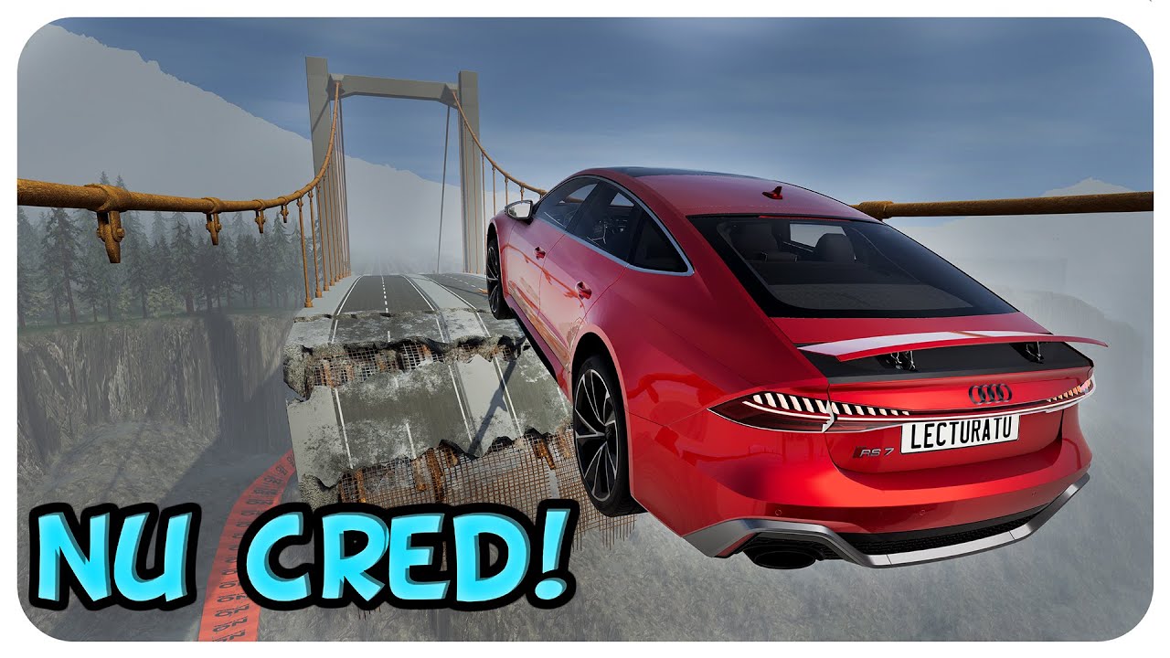 Am Sarit Un Pod *DISTRUS* cu Masinile *Youtuberilor in BeamNG.drive Ep ...