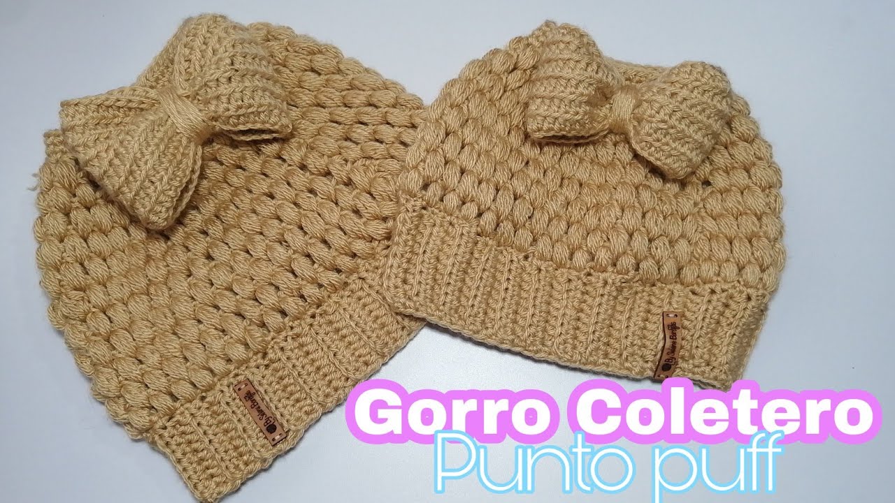 Gorro 🎀 COLETERO 🎀 (CROCHET) - YouTube