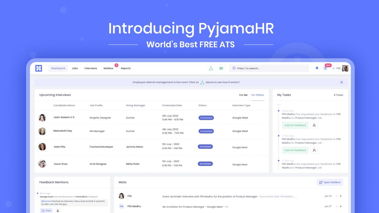 PyjamaHR ATS Walkthrough - YouTube