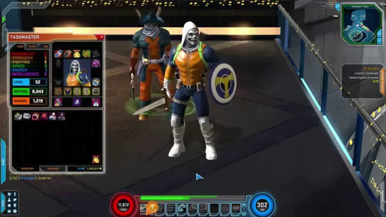 Marvel Heroes - Taskmaster Level 52 Super Power: Field Exersize - YouTube