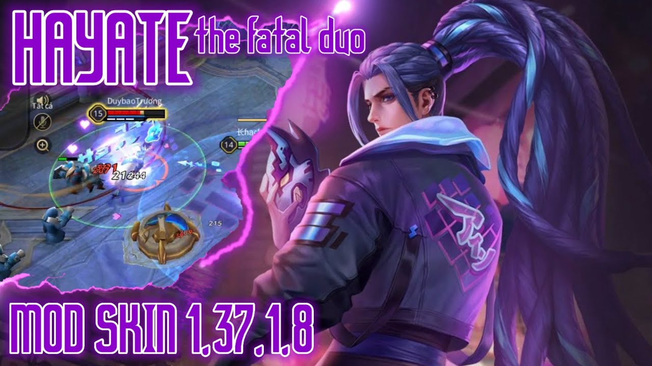 Mod Skin Hayate The Fatal Duo 1.37.1.8 | Mod Skin Liên Quân ...