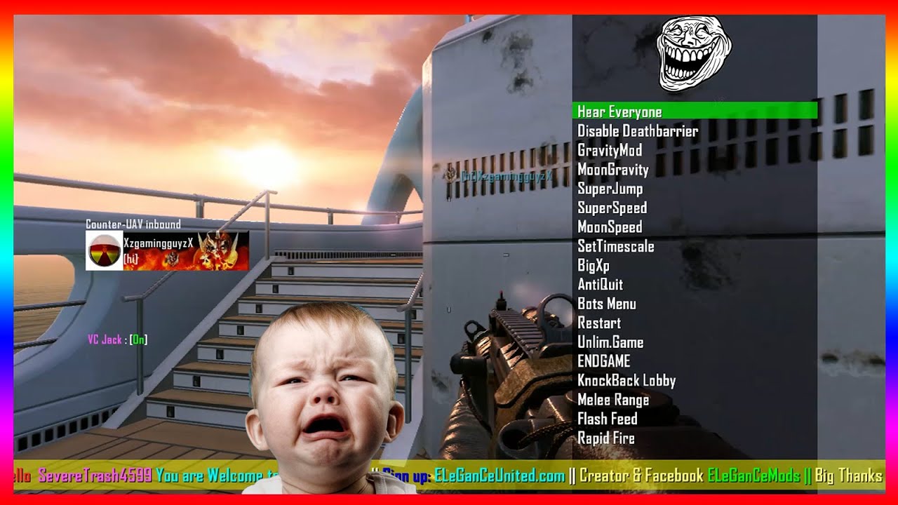 BO2 MOD TROLLING (''IM NOT A HACKER'') - YouTube