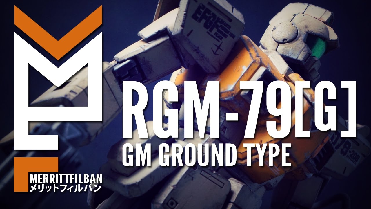 MG 1/100 RGM-79[G] GM Ground Type | Completed Gunpla Build - YouTube