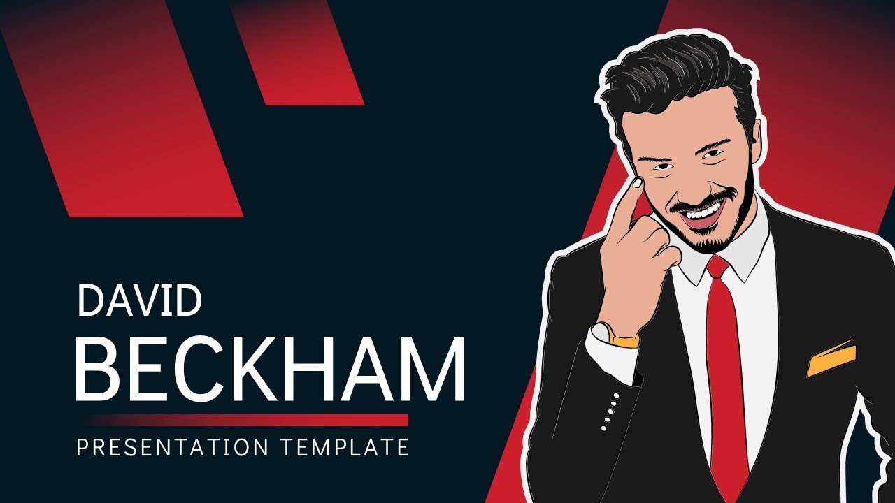 David Beckham Animated Presentation Slides - YouTube