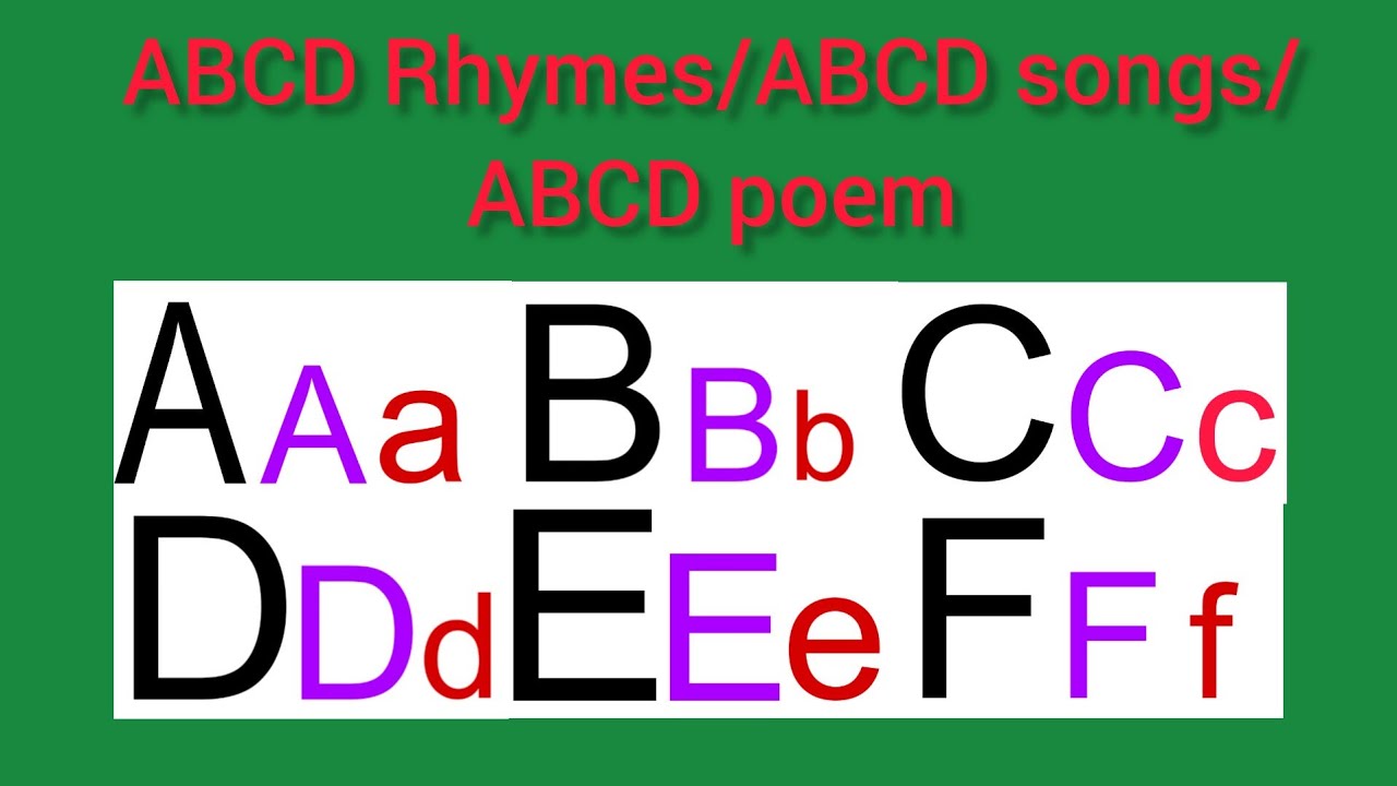 ABCD songs|ABCD Rhymes|Learn alphabet|A-Z alphabets|A-Z learning video for kids|A-Z rhymes for ...