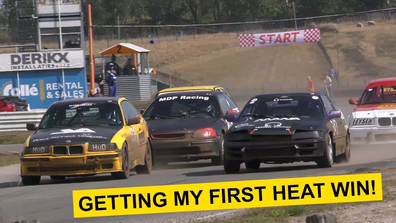 GETTING MY FIRST RALLYCROSS HEAT WIN - YouTube
