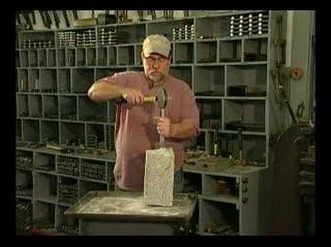 How to use Stoneworking Tools - Hand Point - YouTube