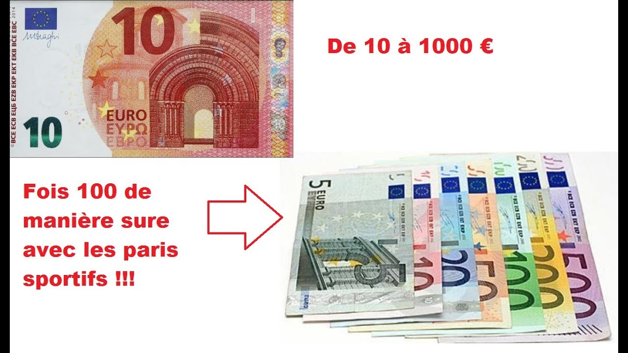 COMMENT GAGNER AUX PARIS SPORTIFS AVEC 10 EUROS ? - YouTube