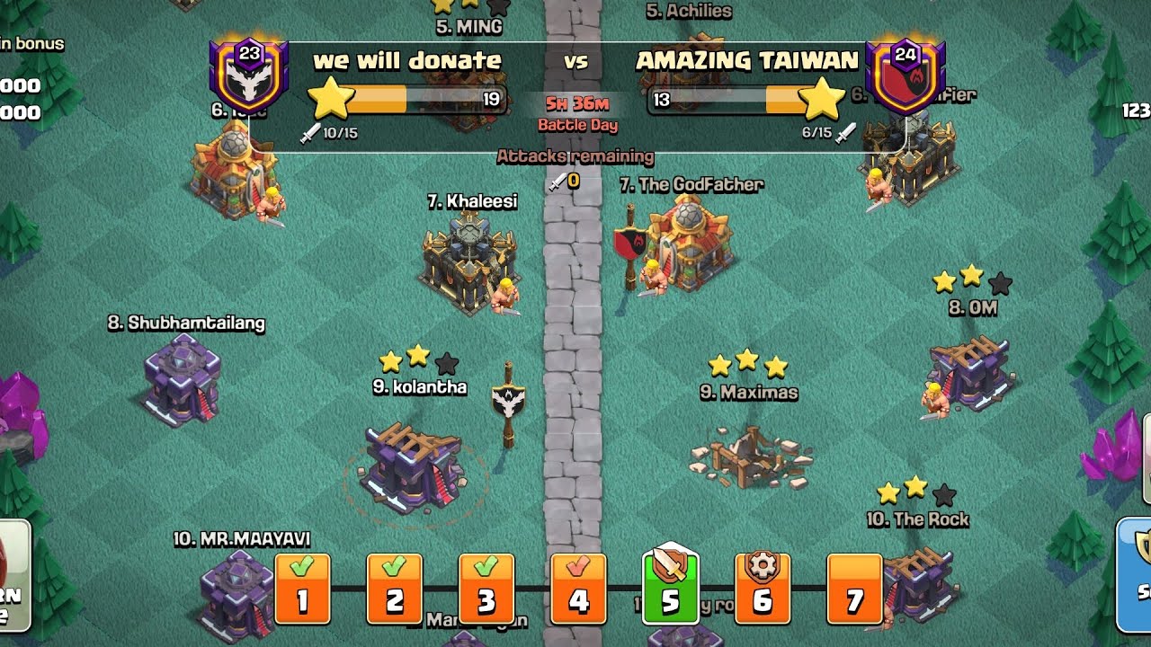 CWL Day 5 Royalchampion 🏆 best way to TH15 TO TH15 Max attack strategic COC#clashofclans - YouTube