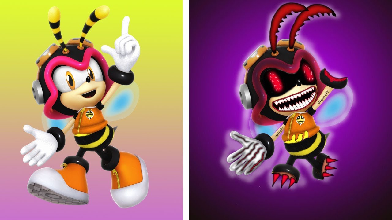 Sonic The Hedgehog CHARMY BEE As Horror Version - YouTube