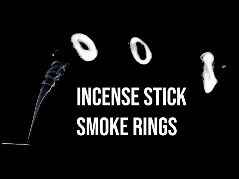 HOW TO MAKE SMOKE RINGS WITH INCENSE STICKS - YouTube