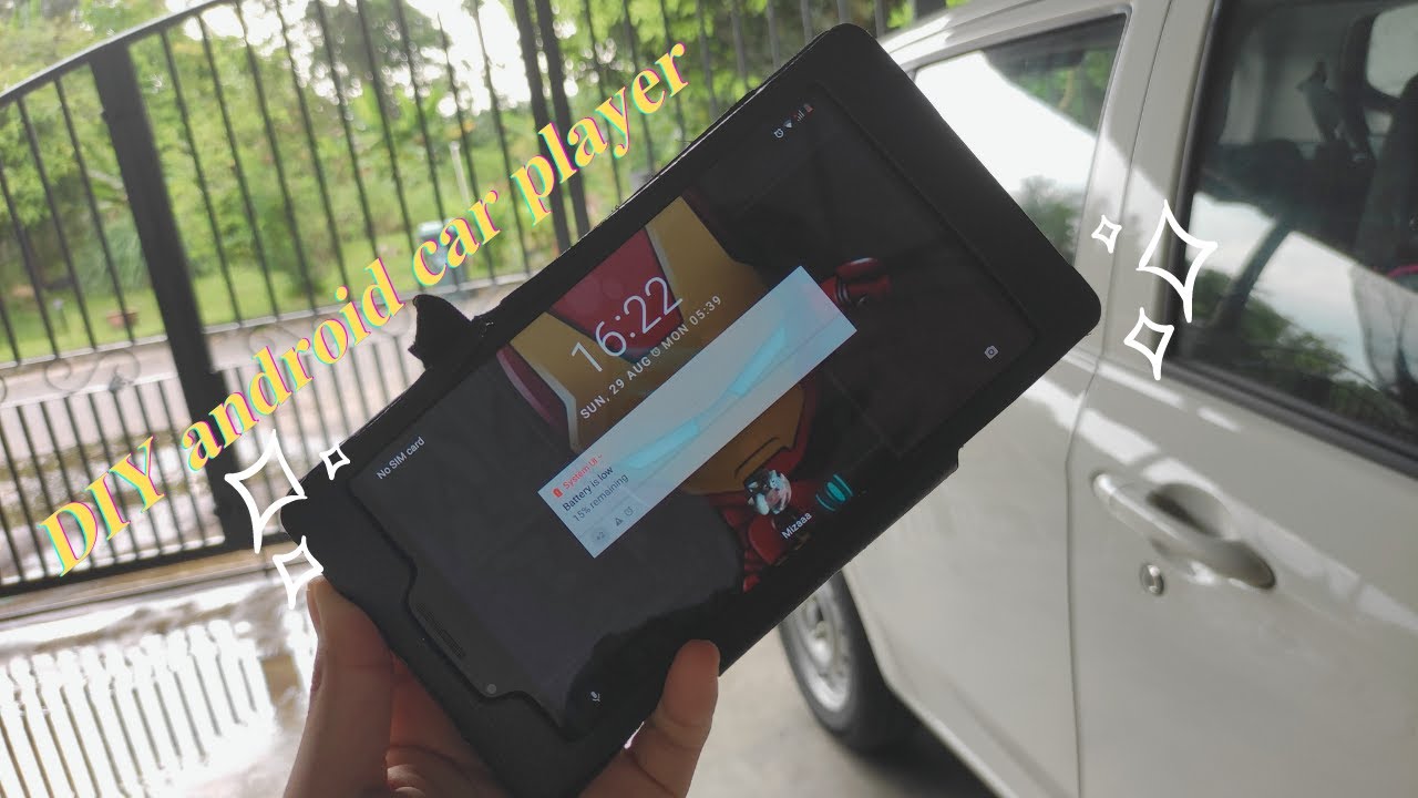 Old tablet converted into car android player | FamiDIY - YouTube