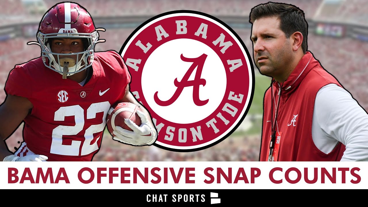 Alabama Football Snap Counts From PFF, Depth Chart On Offense Through ...