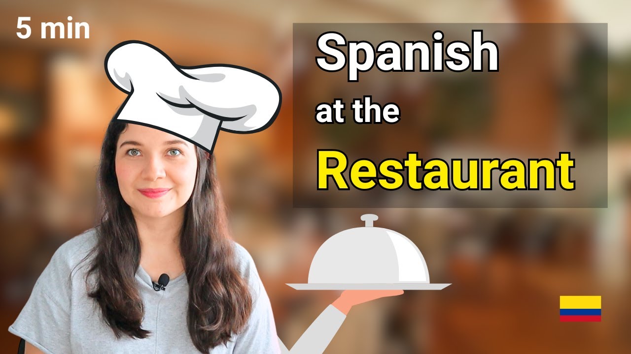 🗣️Practice Spanish conversation: Interactice Roleplay at a restaurant 🍴 ...