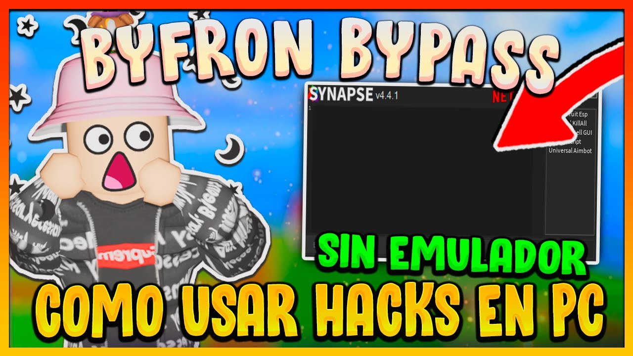 [NUEVO] EXPLOIT / HACK DE ROBLOX PARA PC | SIN EMULADOR | BYFRON BYPASS ...
