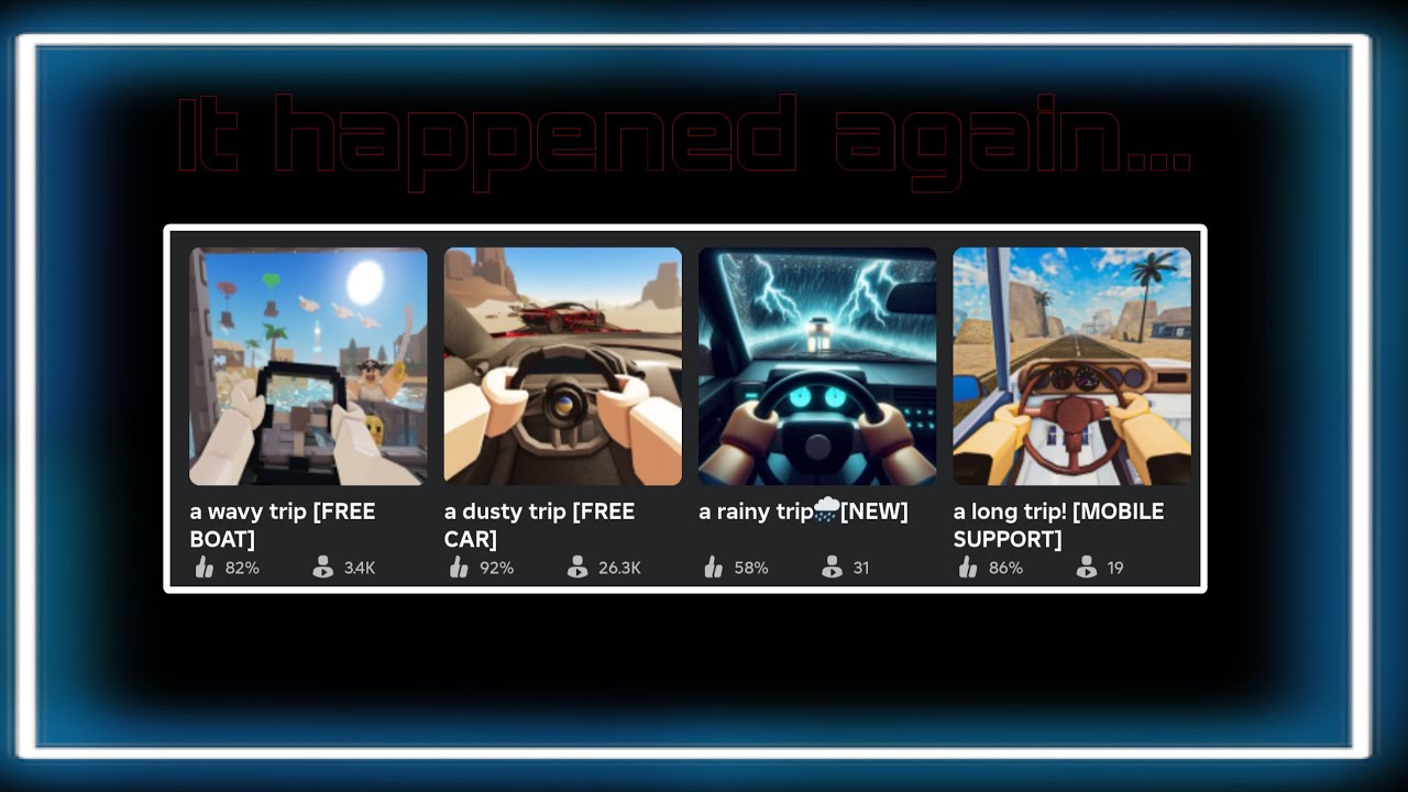 It happened again.. More people are copying Roblox Games - YouTube