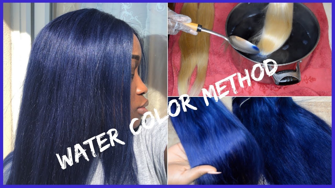 CRASH TEST WATER COLOR METHOD 💙 Ft Perstar Hair - YouTube
