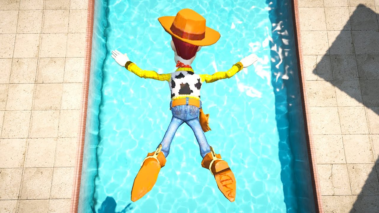GTA 5 Water Ragdolls WOODY | Jumps/Fails vol.70 (Euphoria physics Funny ...